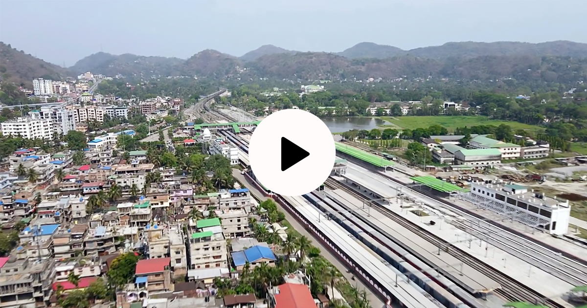 KTV Working Drone India meets Indian Railway for a high-tech makeover