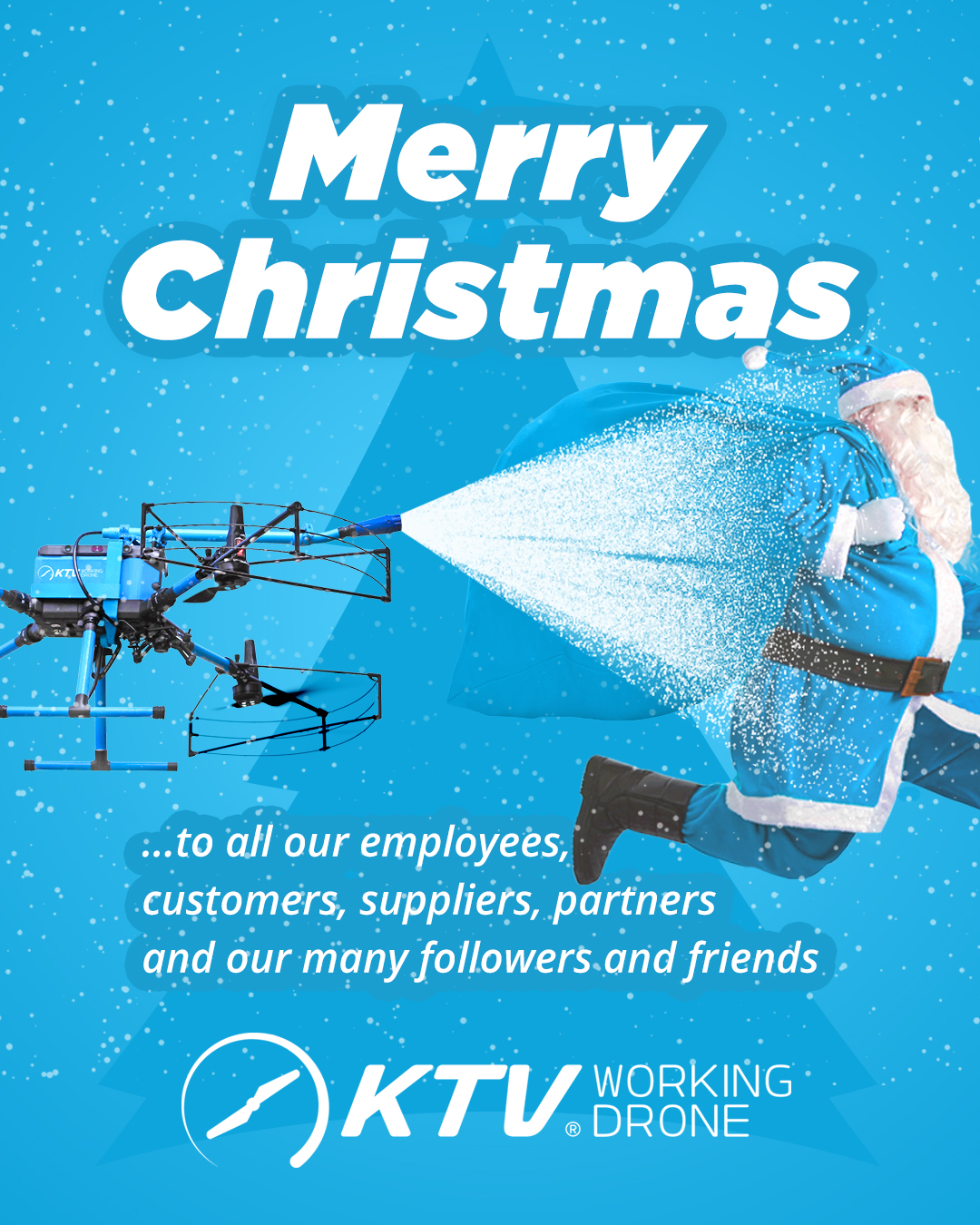 Merry Christmas from KTV Working Drone